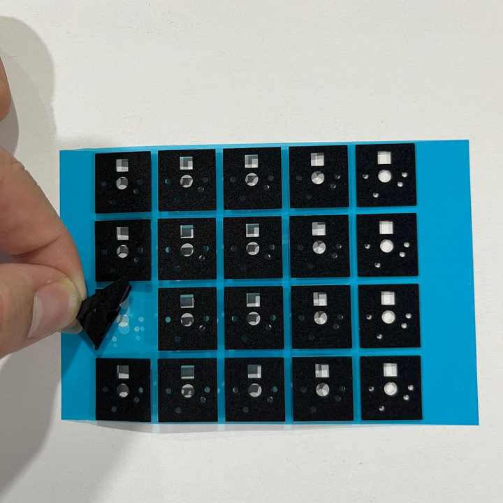 Durock Foam Switches Pads Poron Foam 0.5mm Switches Pad Keyboard ...