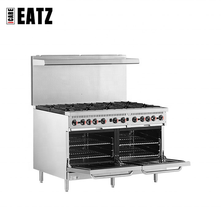 Icare EATZ 60" Commercial Gas Cooking Range with 10 Burners