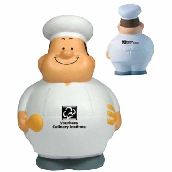 Chef Cook Stress Reliever Customized Chef Figure PU Anti Foam Toys ...