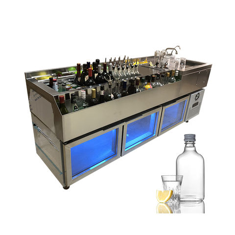 304 Stainless Steel Bar Counter Bartender Cocktail Station| Alibaba.com