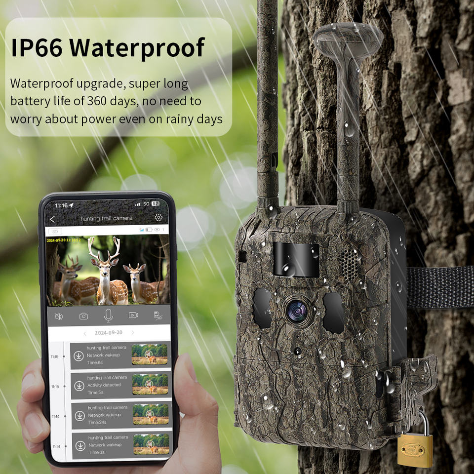 4G Solar Night Vision Wildlife Camera - Motion Detection