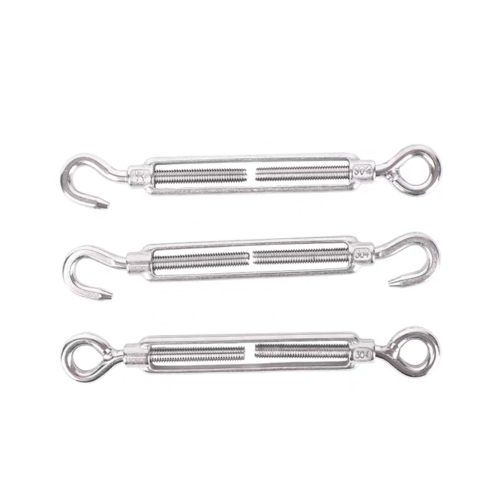 Heavy Duty Turn Buckle with Eye and Hook DIN1480 M8-M30 Stainless Steel ...