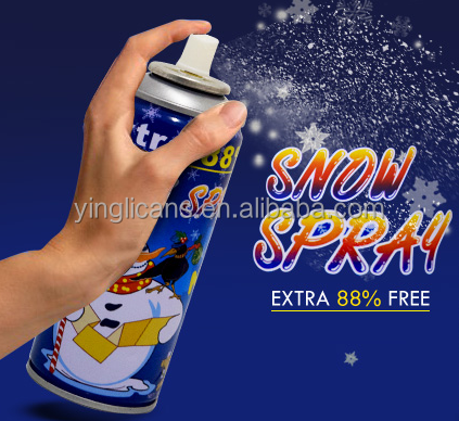 Wholesale 45x128mm & 52x115mm Empty Snow Spray Party Aerosol Can ...