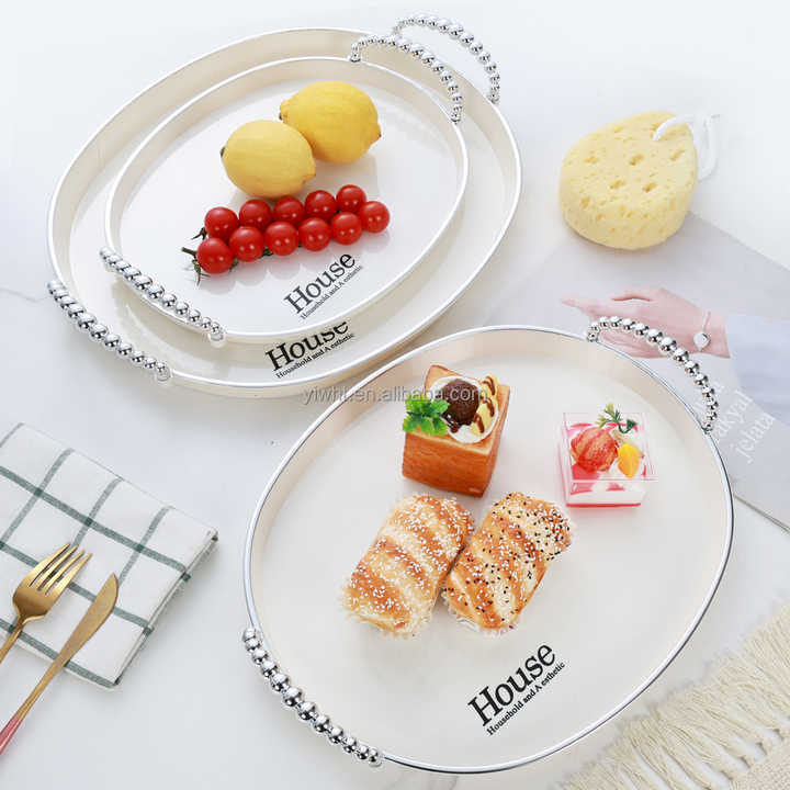 Eco-Friendly Rectangle Plastic Fruit Platter Tray for Serving & Storage ...
