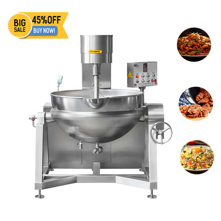 300L Industrial Automatic Planetary Stirring Jacketed Cooking Mixer ...