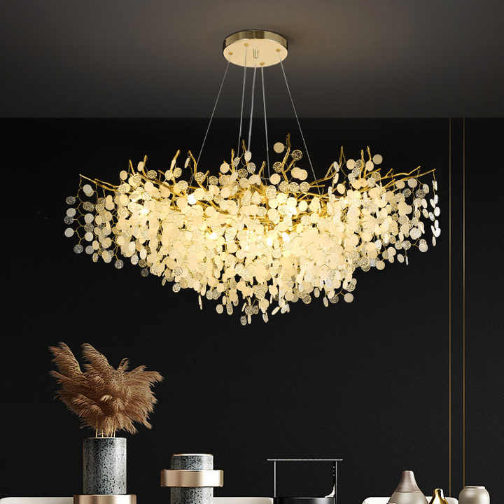 Custom Living Room Post-modern Light Luxury Creative Restaurant Villa ...