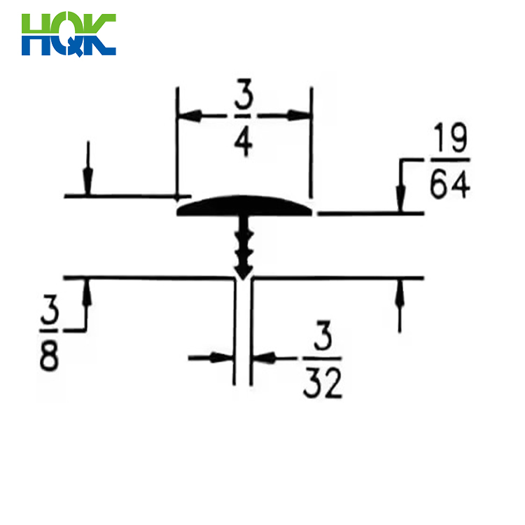 Boost Furniture Quality with Reliable flexible rubber t edge trim table ...