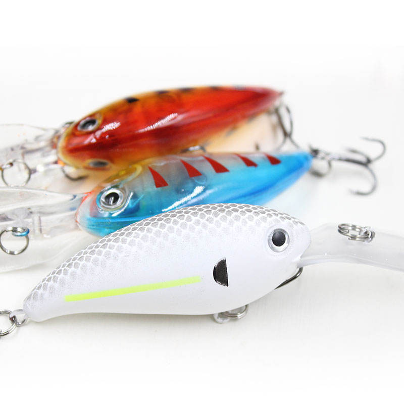 Howell 10cm 15g Deep Diver Hard Bait Crankbait ABS Material Hooks Sea ...