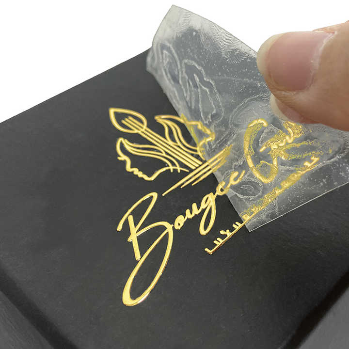 Custom Logo Luxury Metal Gold Adhesive Metallic Nickel Decal Labels 3D ...