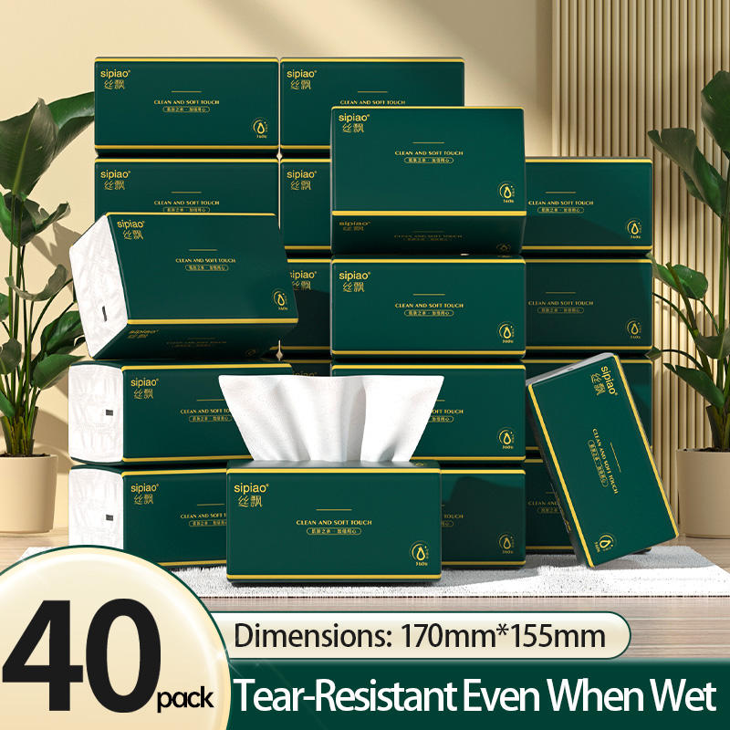 Cheap Bulk Factory Price Skin-Friendly Thickened Facial Tissue Paper ...