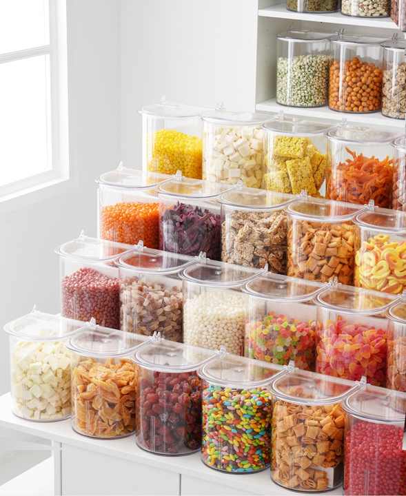 ECOBOX Food Bins - Efficient Storage Solutions for Cereal, Nuts, and Candy