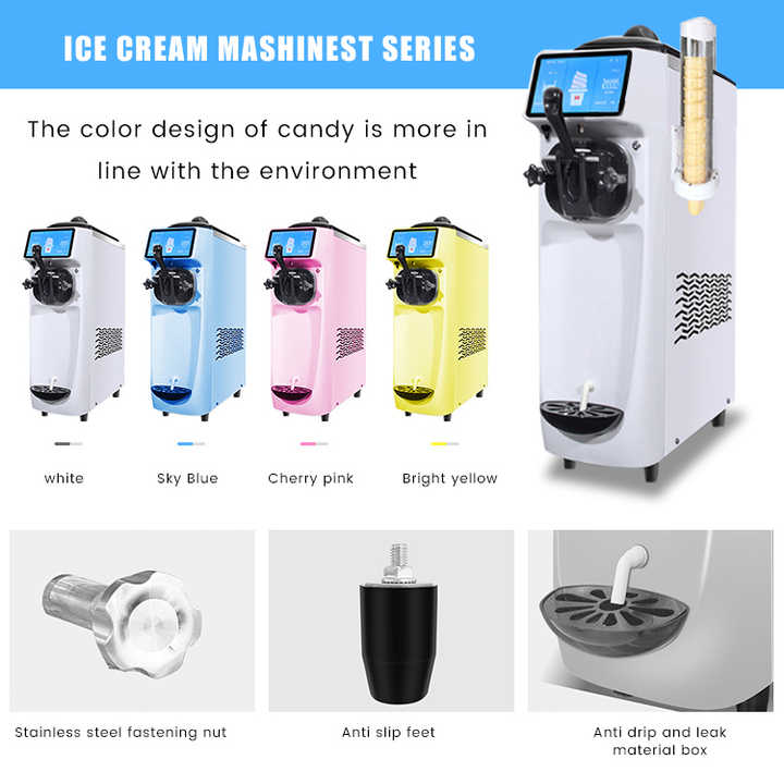 Cheap Snowflake Stick Making Portable Industrial Soft Ice Cream Machine ...