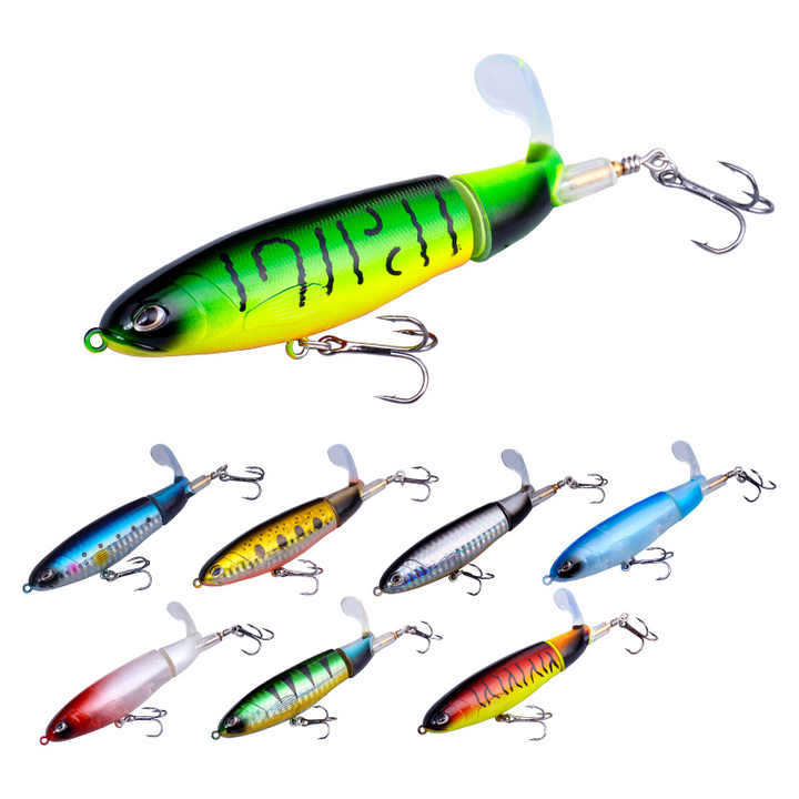 DN 11cm 15g Floating Whopper Popper Fishing Lure Top Water Whopper ...