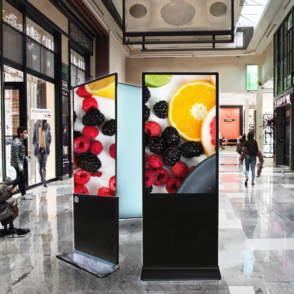 49" a Grade BOE Panel 2k Floor Standing Kiosk Totem Lcd Digital Signage ...