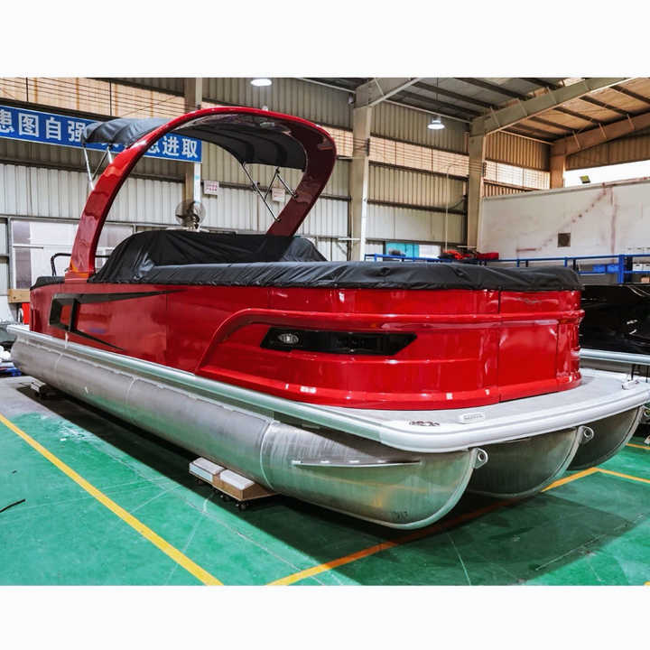 Luxury Tritoon RC Yacht - Fiberglass & Aluminum Wakeboard Boat