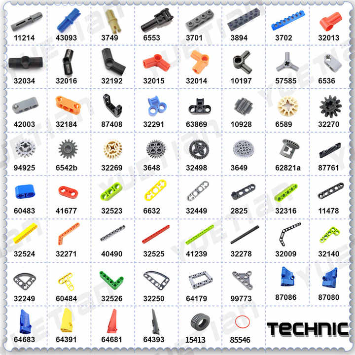 MOC Technology Parts - Custom Factory Building Block Series