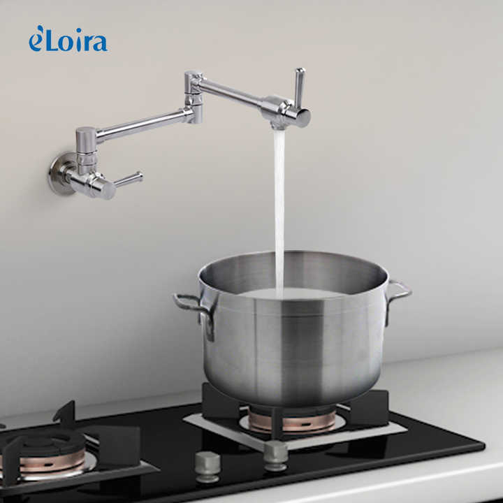 Folding Wall Mounted Kitchen Sink Tap Pot Filler Mixer Tap Kitchen ...