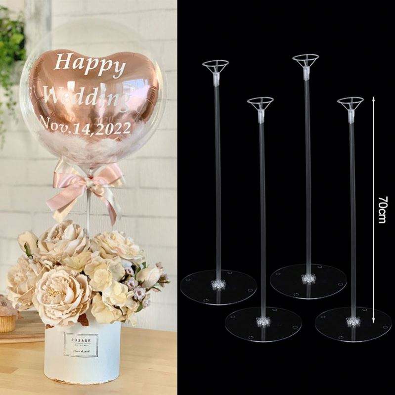 70cm Birthday Column Table Balloon Stand Kit Wedding Table Balloon ...
