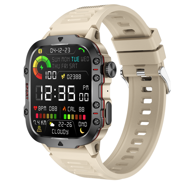 2025 Newest 1.96 Inch Smartwatch Sports Outdoor Fitness Tracker 3ATM ...