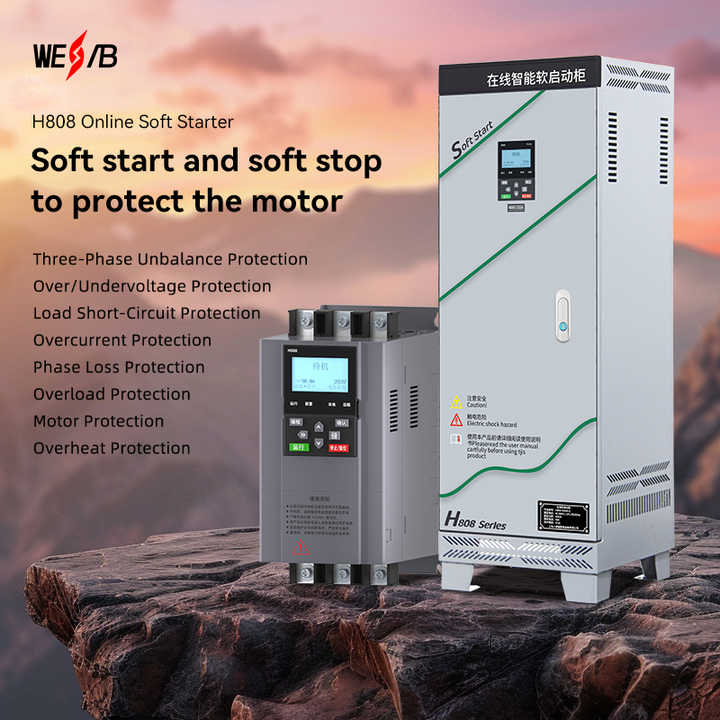 110kw Motor Soft Starter Power 100kw 110V 3 Phase Power Intelligent ...