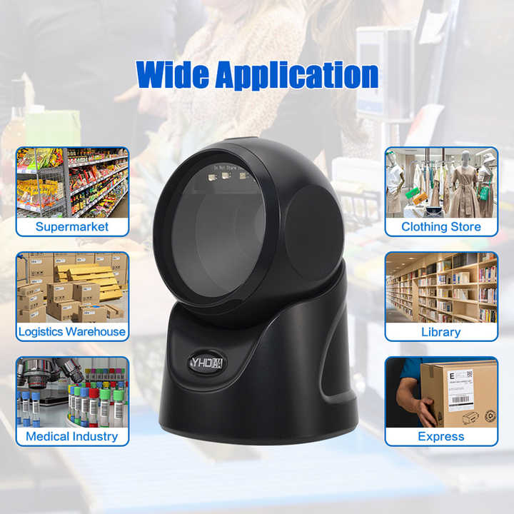 YHDAA High Speed Automatic Scanning POS QR Barcode Reader 2D ...