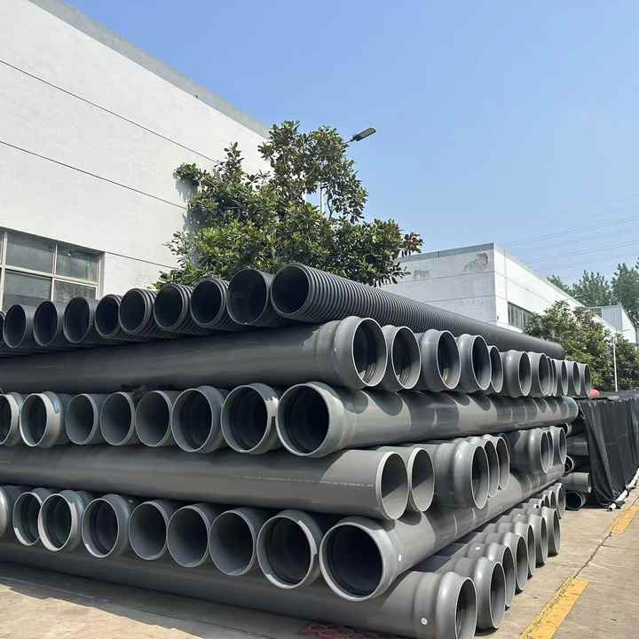 Premium PN10 40mm UPVC DIN Pipe with Rubber Ring Connection High ...