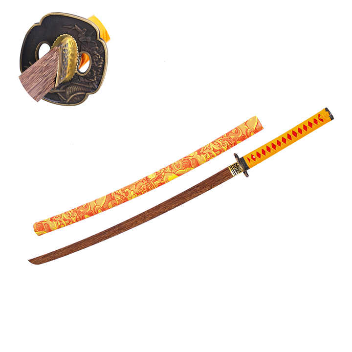 Wooden Japanese Katana Practice Anime Swords Toy Sword - Buy Katana ...