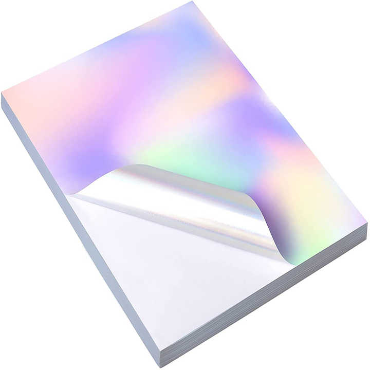 Printable A3 Vinyl Sticker Paper - Holographic Adhesive Film