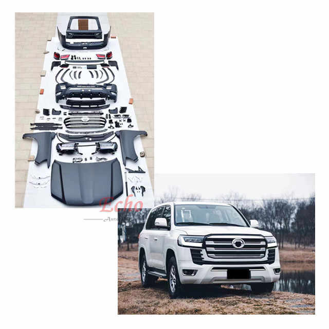 2022 LC300 Facelift Body Kit for Land Cruiser 2008-on,Stylish Body Kit Complete Bumper for LC200 ...