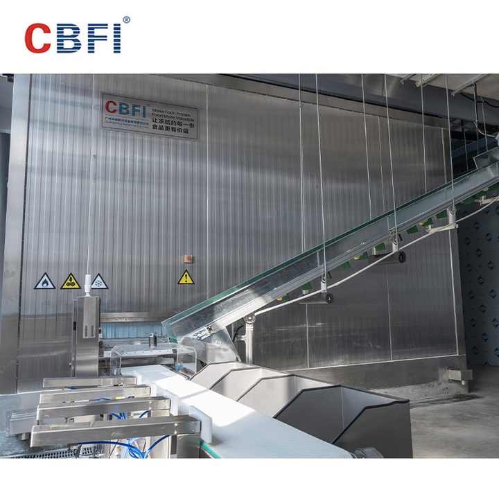 800-1000kg/h Iqf Individual Quick Freezer for Whole Chicken