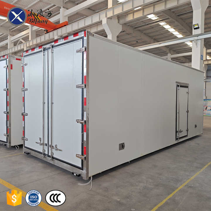 Sandwich Panel CKD Truck Body GFRP PU Foam Transport Meat Fruit Ice ...