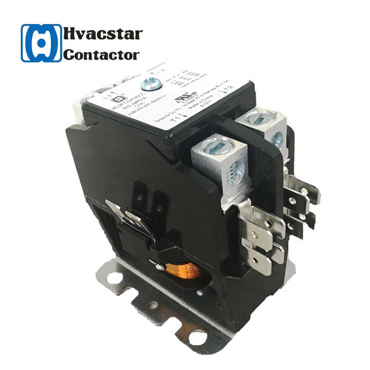 Hvacstar 220V Single Phase 2 Pole AC Contactor for Air Conditioner - OEM