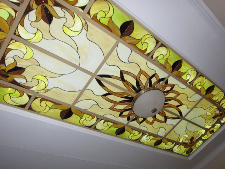 Stained Glass Ceiling Domes - Elegant Home Decor Solutions