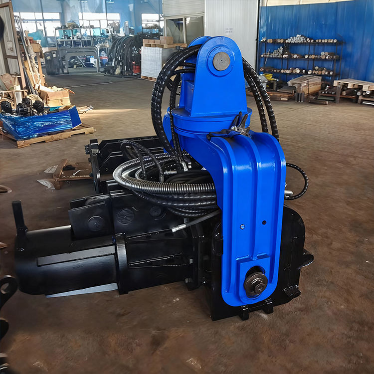 Steel pipe H-type pile Side Clamp Vibro Hammer Pile Driver vibratory ...