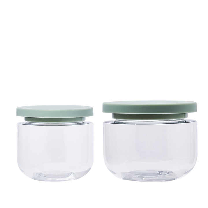 Frosted PET Plastic Containers - Ideal for Beauty Products