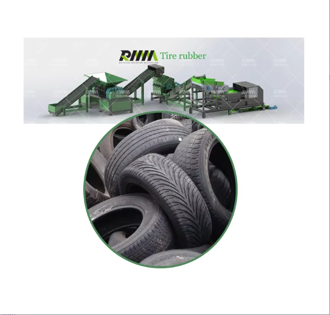 Tyre Shredder - Efficiently Crush Tyres into Rubber Pieces