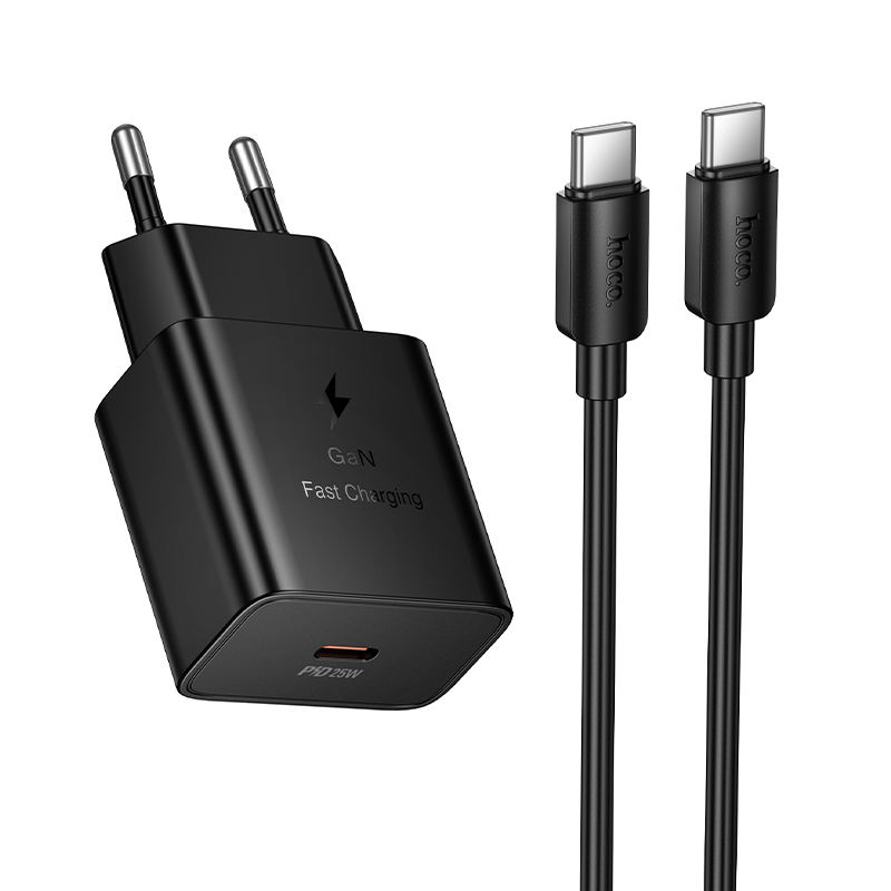 Hoco N76 Star Single Port PD 25W Charger - Eco-Friendly Fast Charging
