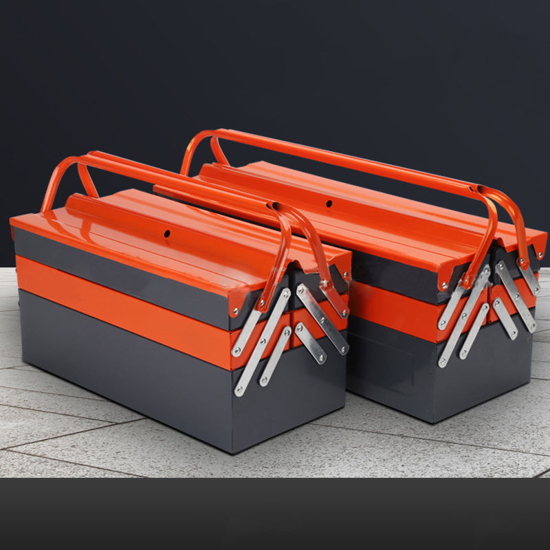Factory Supply Automotive Tool Box Folding Metal Tool Box Multi-layer ...