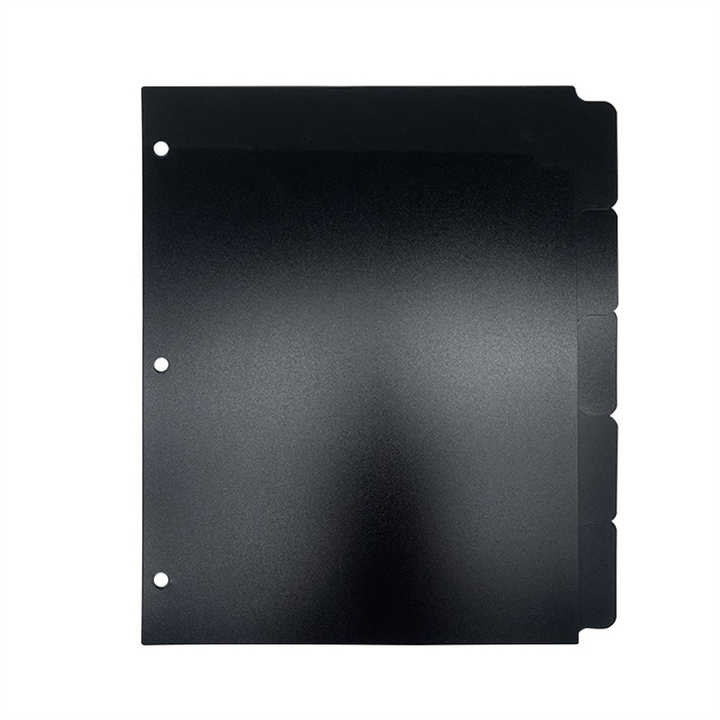 Custom Plastic A4 Folder Binder Dividers with 5-Tabs 3 Ring Letter Size ...
