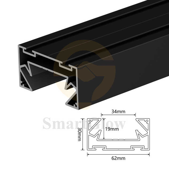 Track Lights Stretch Tension Fabric Ceiling 2 Wire Led Track Light Rail ...