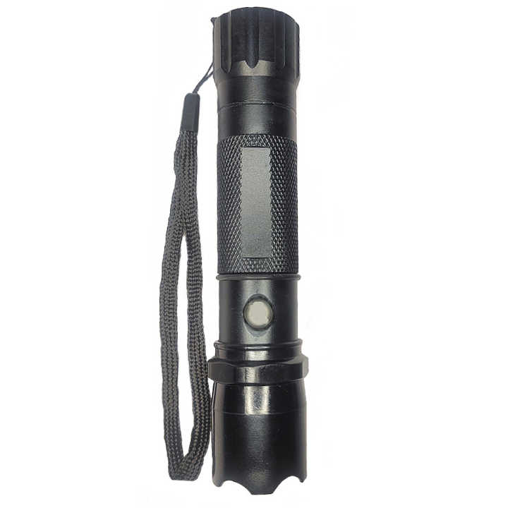 LED Flashlight Rechargeable Aluminum Torch Light With Compass for ...