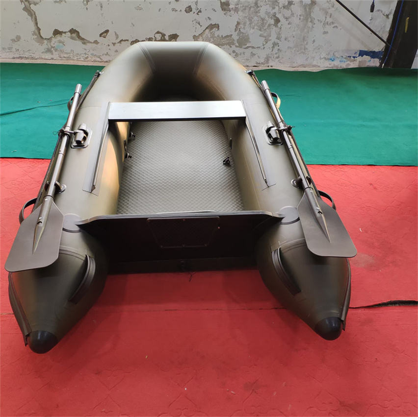 PVC Inflatable Boat Fishing Boat Small Boat Yacht With Plywood Transom ...