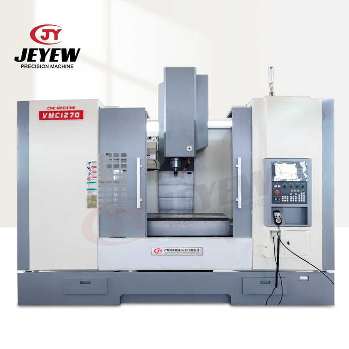 China BT40 Spindle Taper VMC 1270 Vertical Machining Center Milling Machine Fanuc System Factory ...