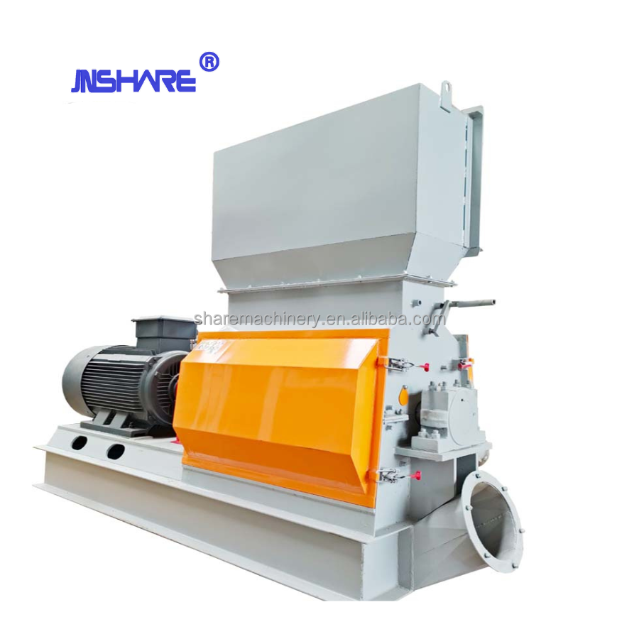 Factory Direct Supply Industrial Biomass Crusher High Capacity Motor ...
