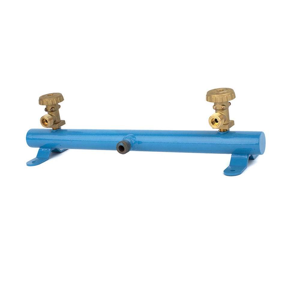 2 WAYS Gas Lpg GST TANK MANIFOLD with Two Cylinder Valves