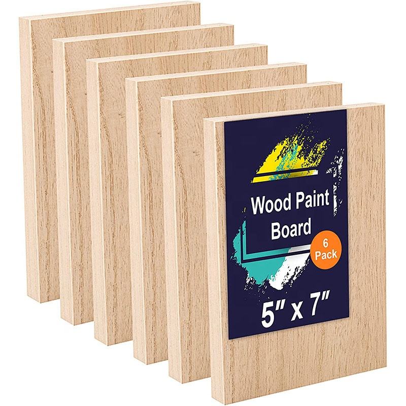 Unfinished Wood Canvas Board - DIY Painting & Decoration