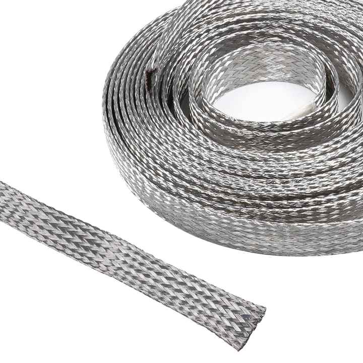 Electriduct Tinned Copper Metal Braid Sleeving - Flexible Shielding ...
