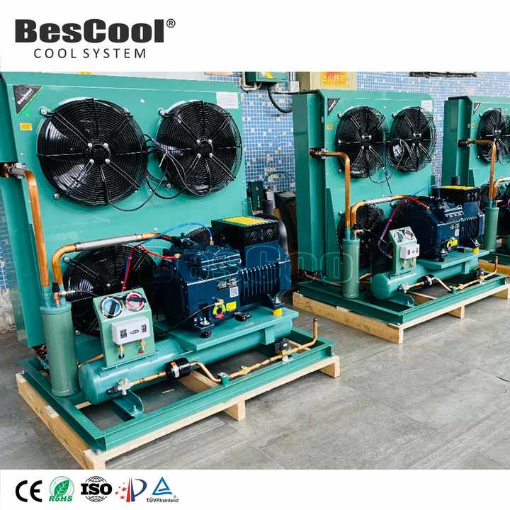 Hot Sale Semi-Hermetic Blast Freezer Refrigeration Condensing Unit for ...