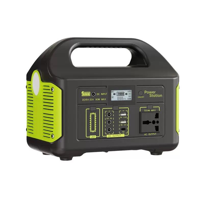 LIfepo4 Battery 500W Rechargeable Electric Solar Generator Portable ...