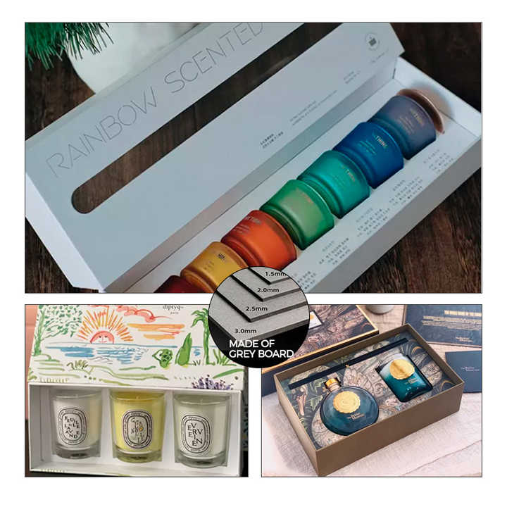 Zeecan Luxury Candle Box with Insert Tea Light Candle Box Packaging ...